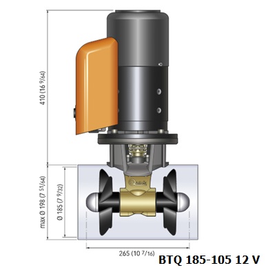 BTQ 185 DC Bow Thruster | Quick