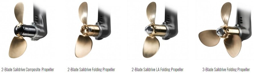 Flexofold Classic Sail Drive Propeller 17" X 2 Blade - Volvo, Yanmar